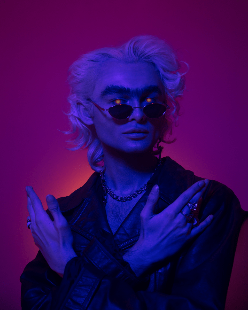 Queer icon Callum Crighton shines in ‘The Lazer Police’ music video ...